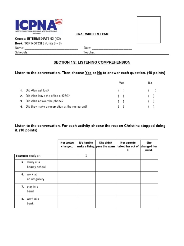 Fwe I03 | PDF | Wedding | Sentence (Linguistics)
