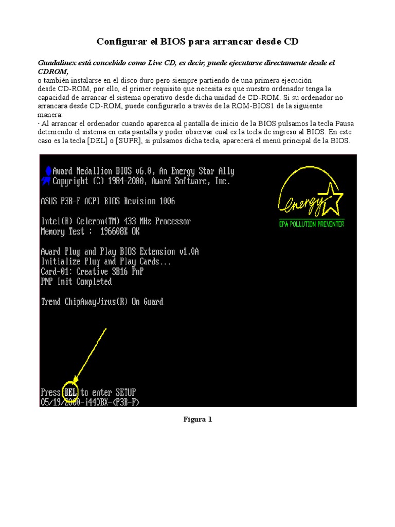 Configurar El BIOS-1 PDF | PDF | Bios | Arranque