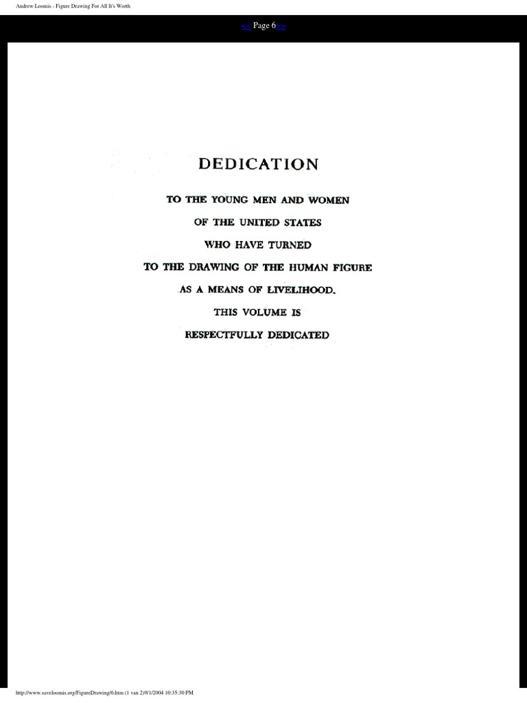 Andrew Loomis Figure Drawing Guide | PDF