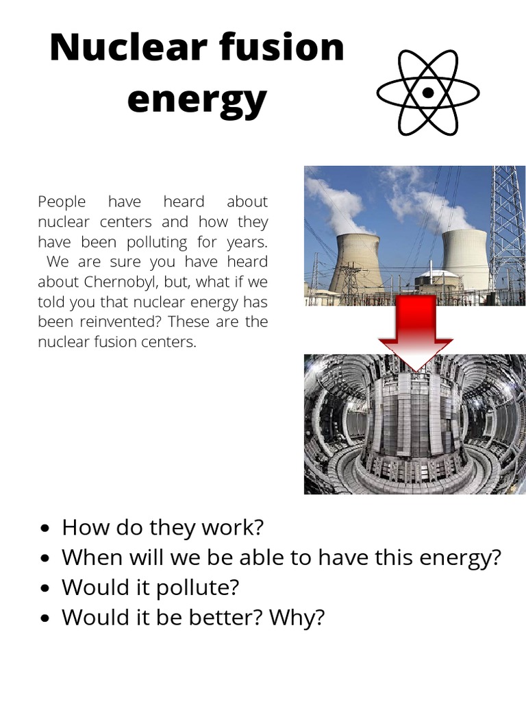 Nuclear Fusion Energy | PDF | Nuclear Fusion | Nuclear Fission