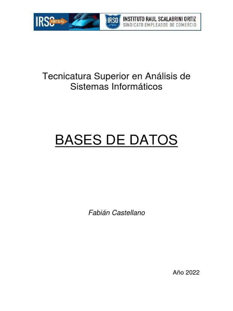 Bases de Datos - Modulo | PDF | Bases de datos | Base de datos relacional