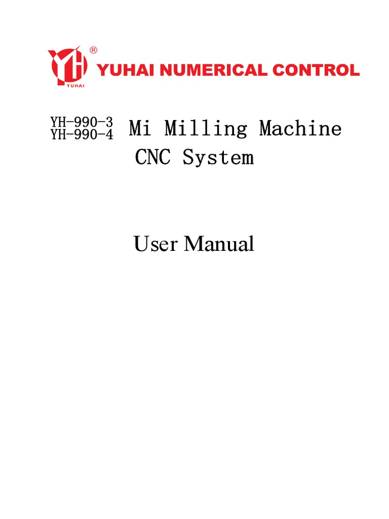 YH-990-3 4mi CNC PDF | PDF | Numerical Control | Cartesian Coordinate ...