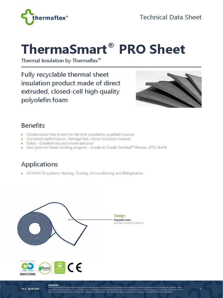 TDS ThermaSmartPRO Sheet v2.2EU 20200928 | PDF | Thermal Insulation ...