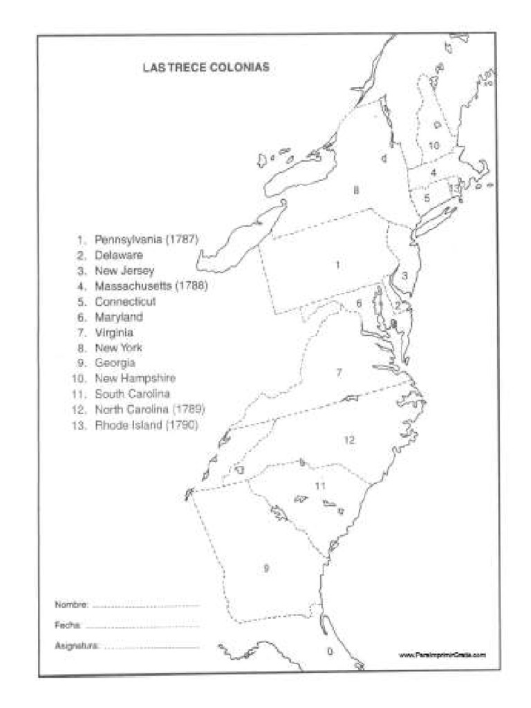 Mapa Trece Colonias | PDF