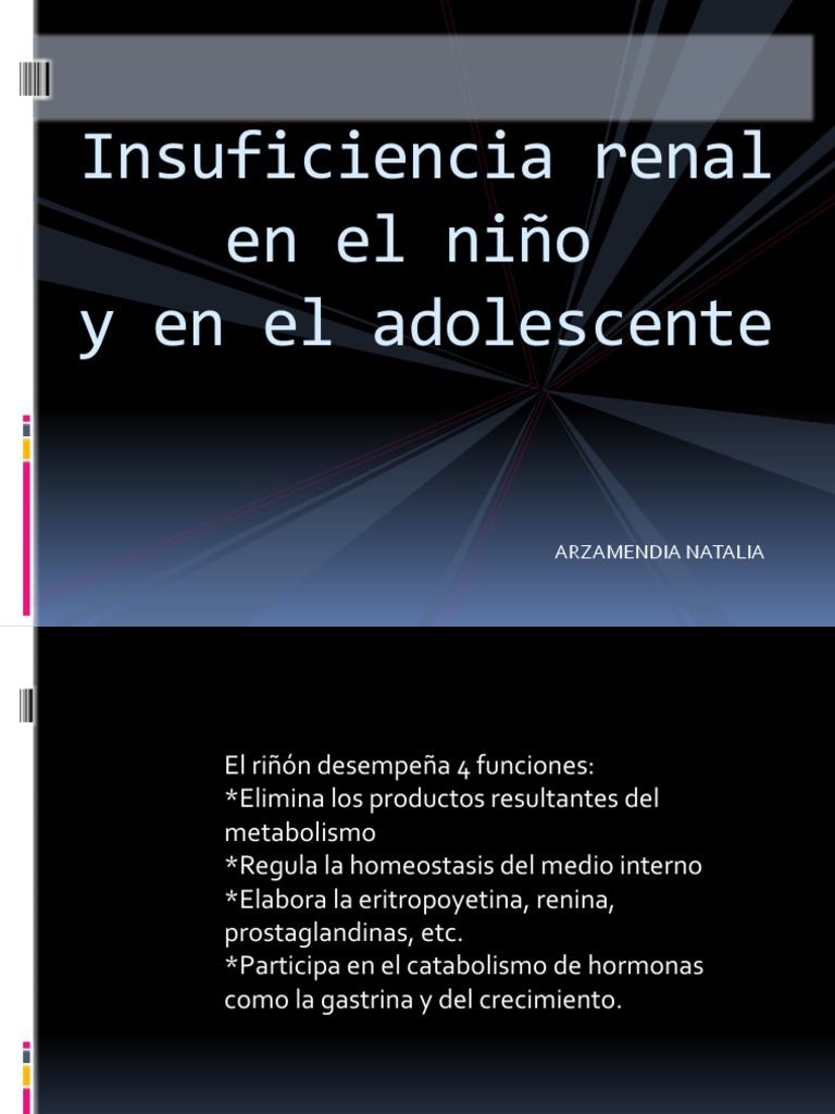 Etapas de insuficiencia renal crónica | PDF | Hemodiálisis | Riñón