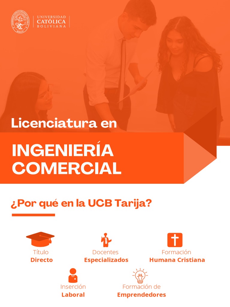 Brochure y Malla Curricular Ingenieria Comercial | PDF | Iniciativa empresarial | Ingeniería