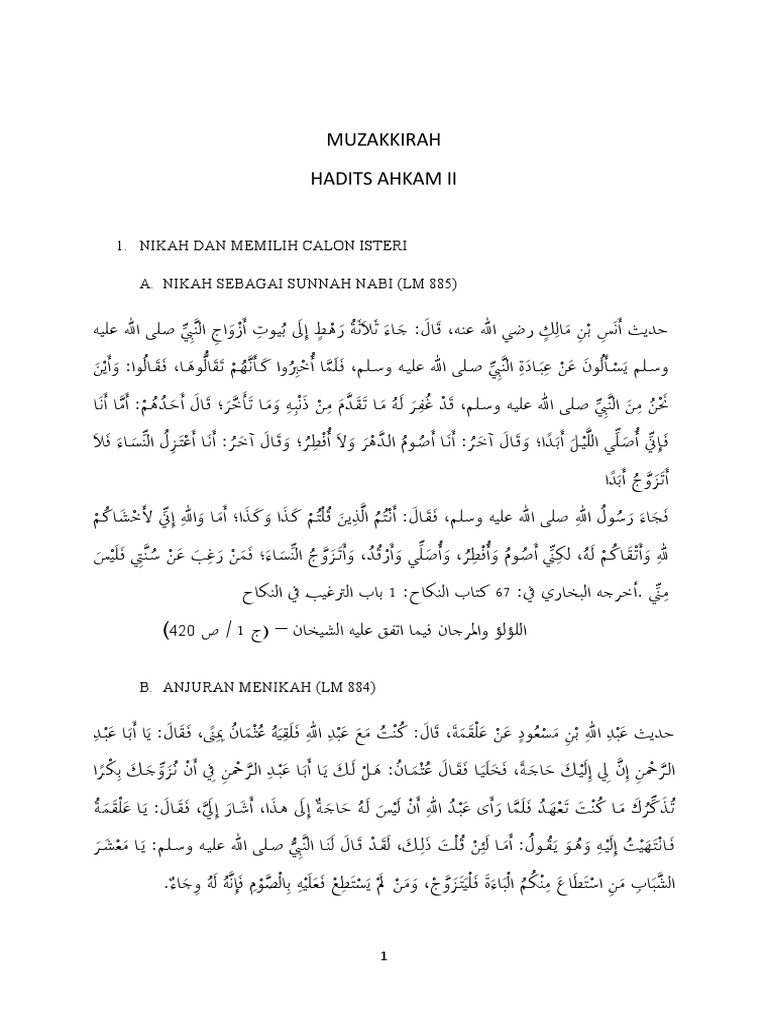 Buku Hadis Ahkam II | PDF