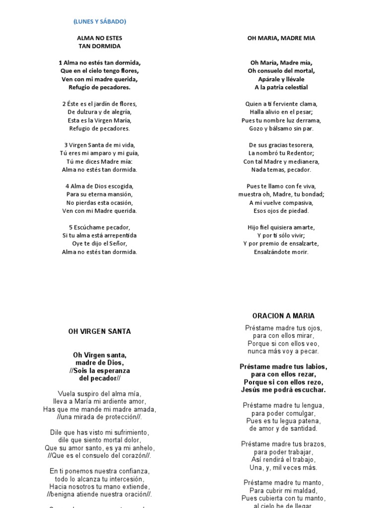 Cantos Novenario de Difuntos | PDF | María, madre de Jesús | Pecado
