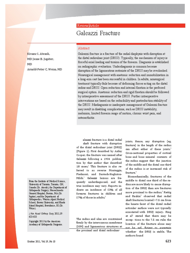 Galeazzi-Fracture 6 | PDF | Skeletal System | Limbs (Anatomy)