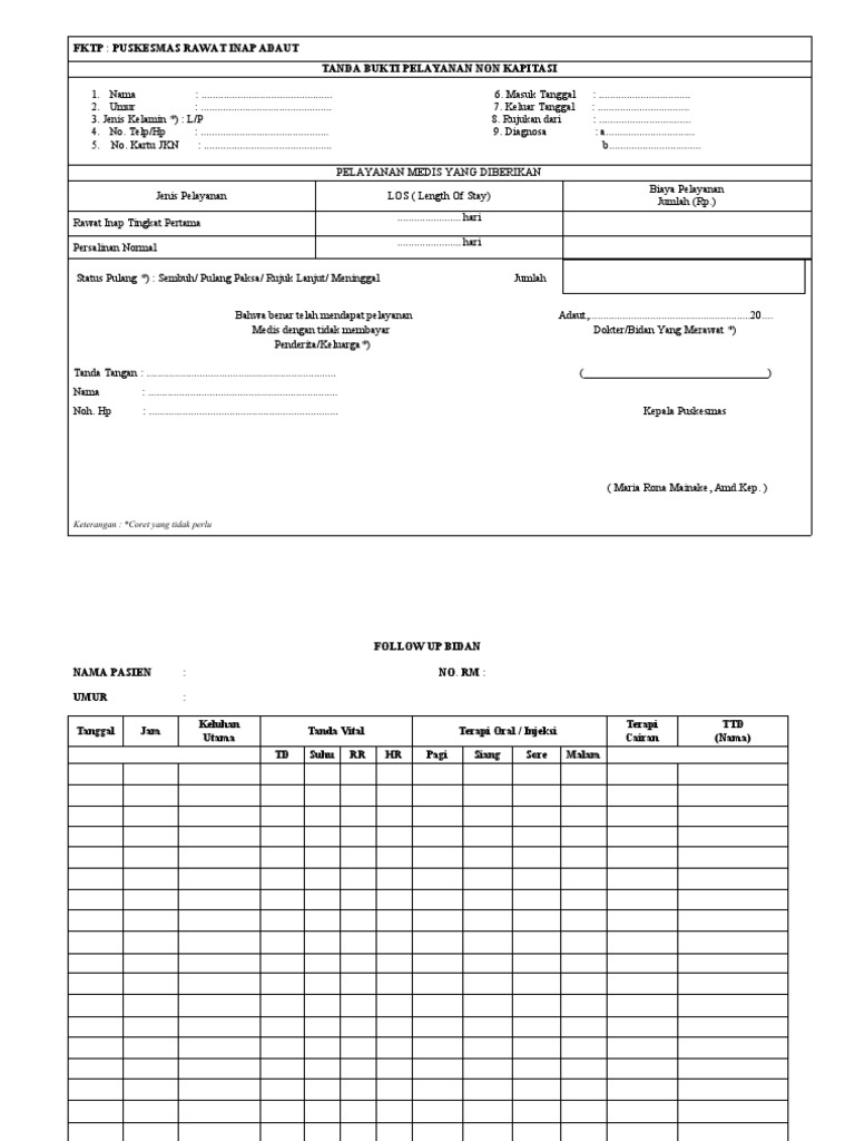 Status Ranap BDN | PDF