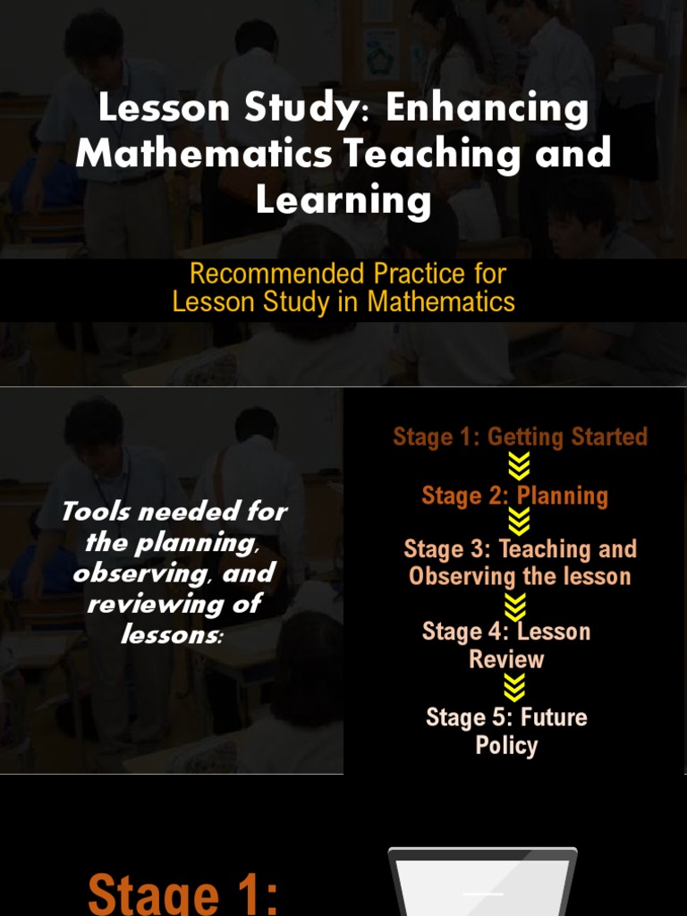 Recommended Practice For Lesson Study in Mathematics | PDF | Lesson Plan | Teachers