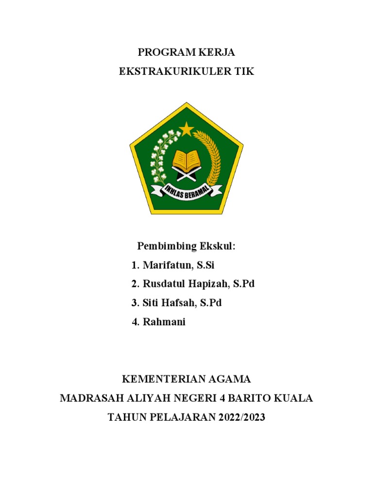 Program Kerja | PDF
