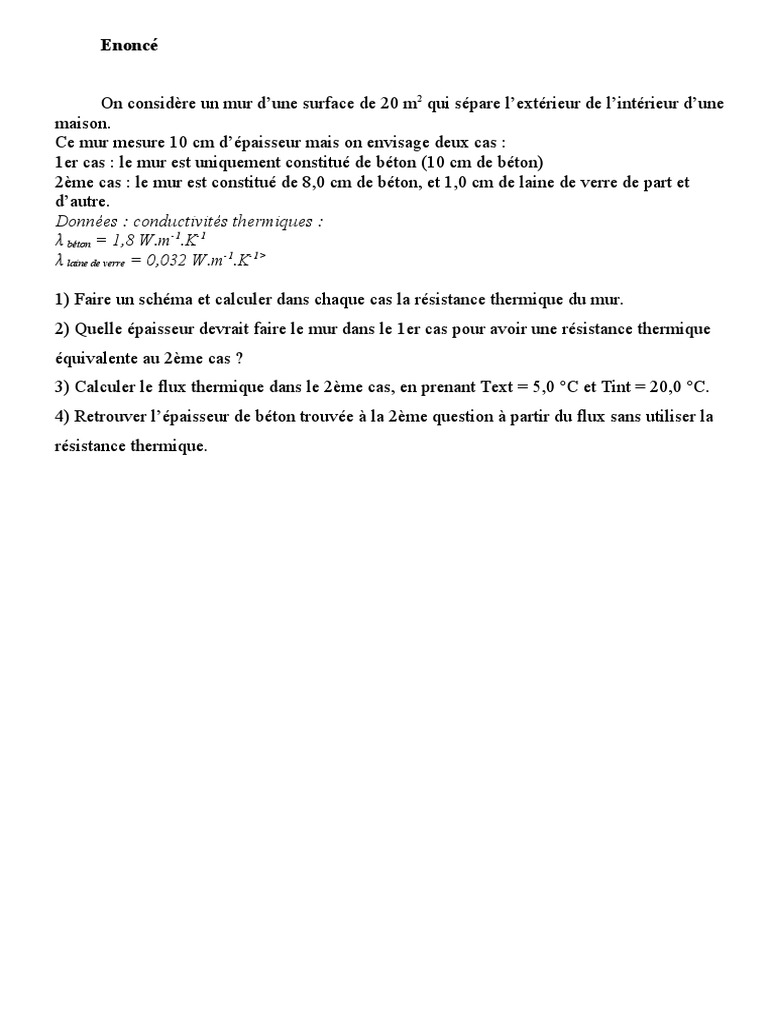 EXERCICE T.TH | PDF | Maison et jardin