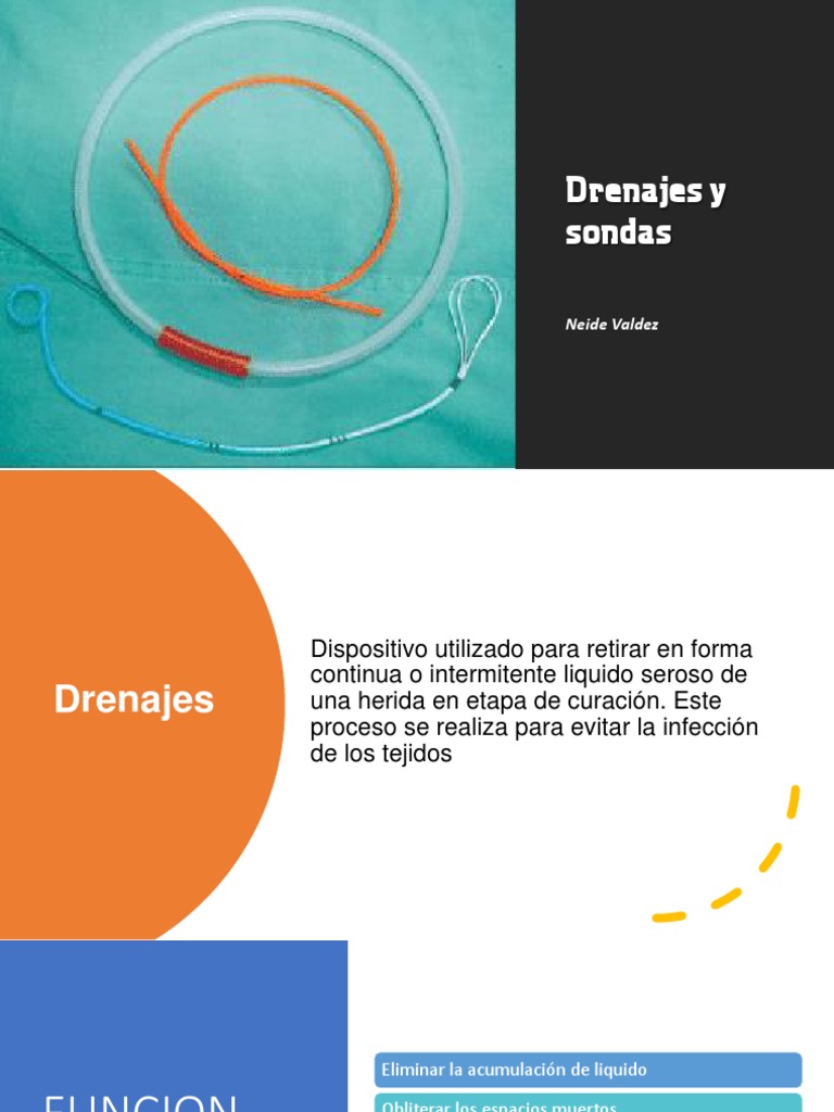 Drenajes y Sondas | PDF | Vejiga urinaria | Herida