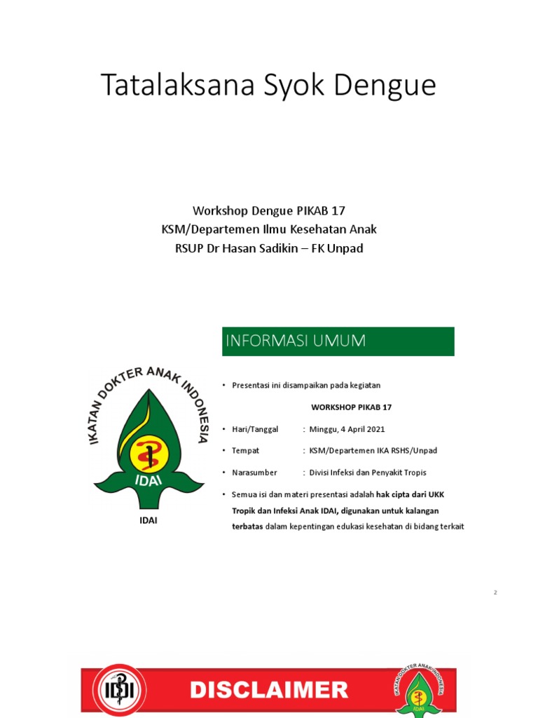 Tatalaksana Syok Dengue-PIKAB 17.pdf | PDF