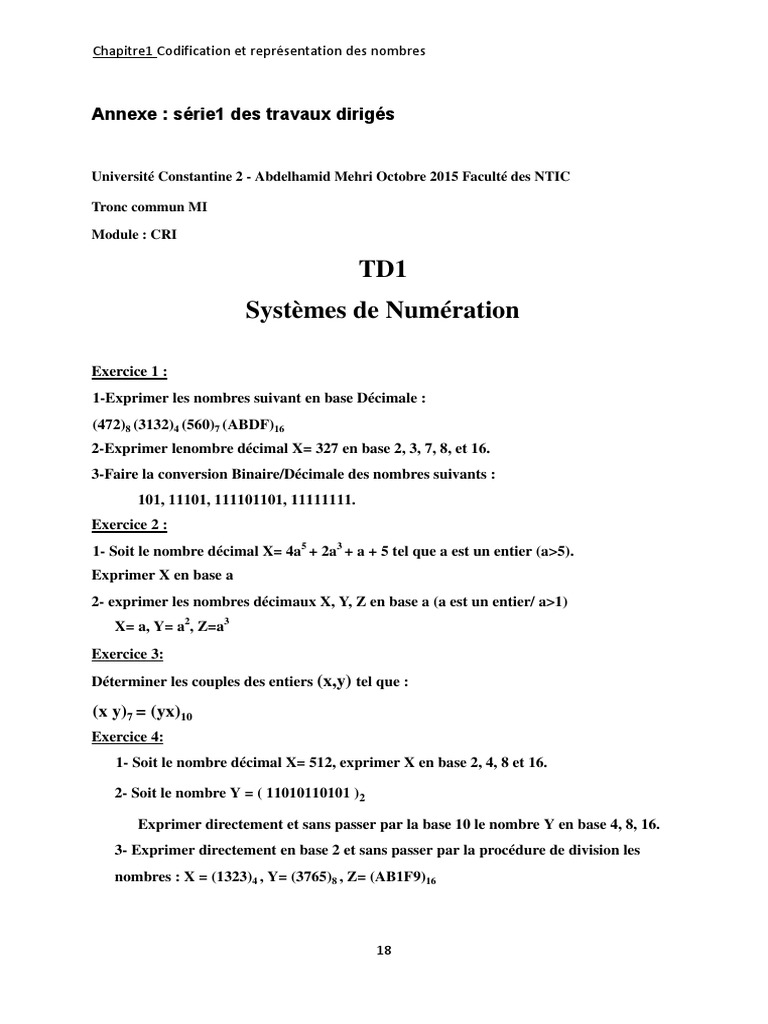 Cri td1 | PDF | Code (information) | Lexicologie