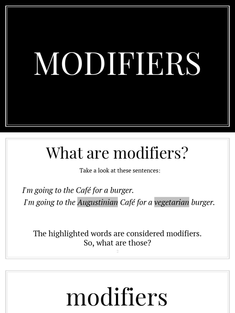 Modifiers Misplaced and Dangling PDF | PDF | Adverb | Semantics