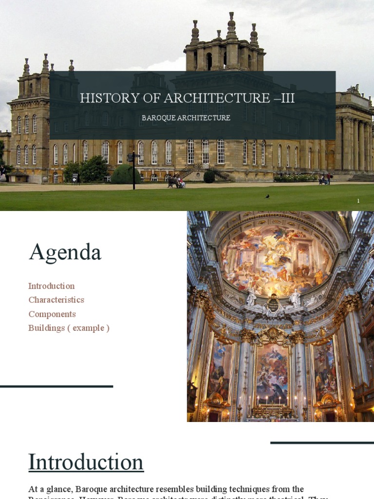 HISTORY OF ARCHITECTURE - III Baroque Architecture | PDF | Baroque | Palace Of Versailles
