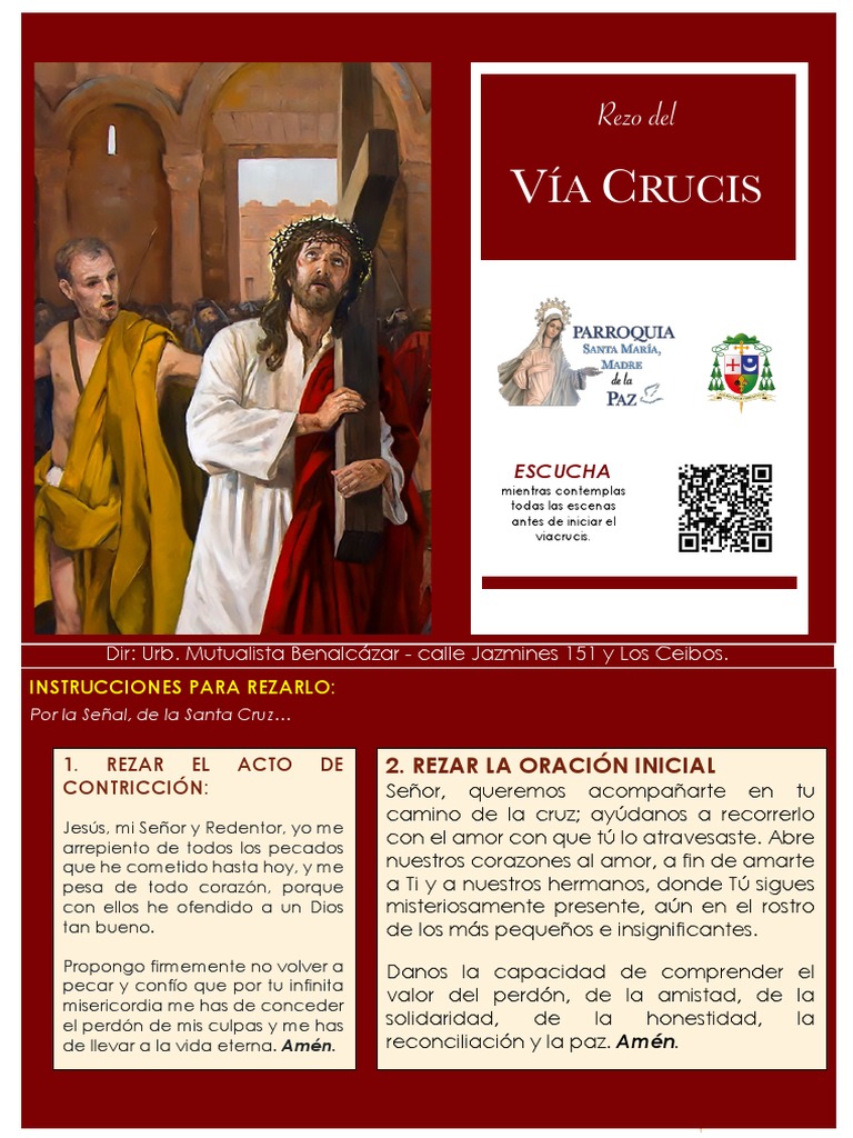 Via Crucis Corto Parroquia | PDF | Oración | Jesús