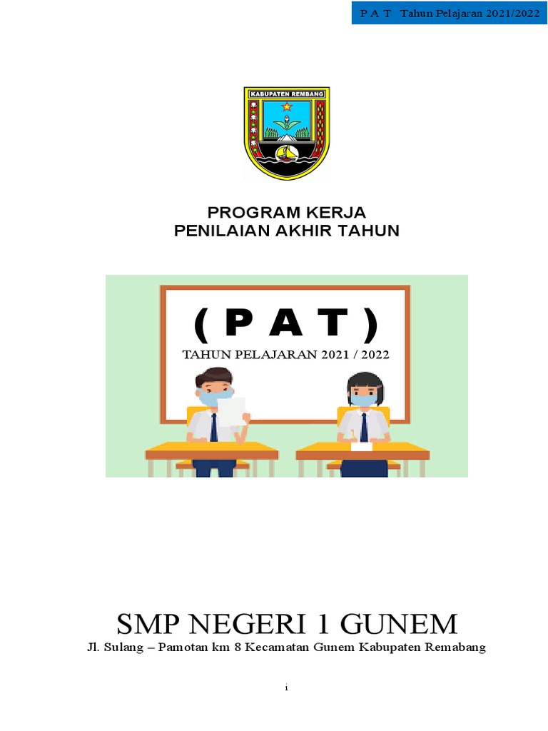 Cover Program Kerja | PDF