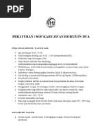 SOP Bar: Panduan Barista | PDF | Griya & Taman