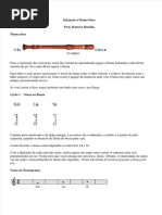 Mapa de Notas - Flauta Doce (Cifras Melódicas) | PDF