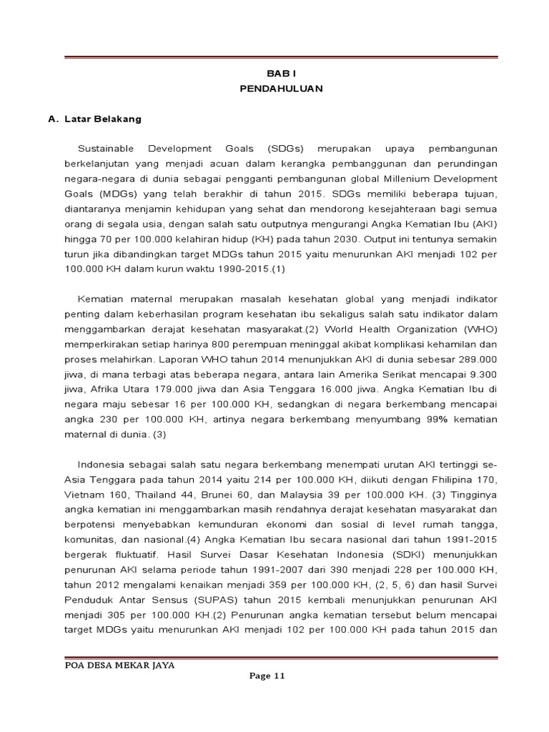 POA MEKAR 2020 | PDF