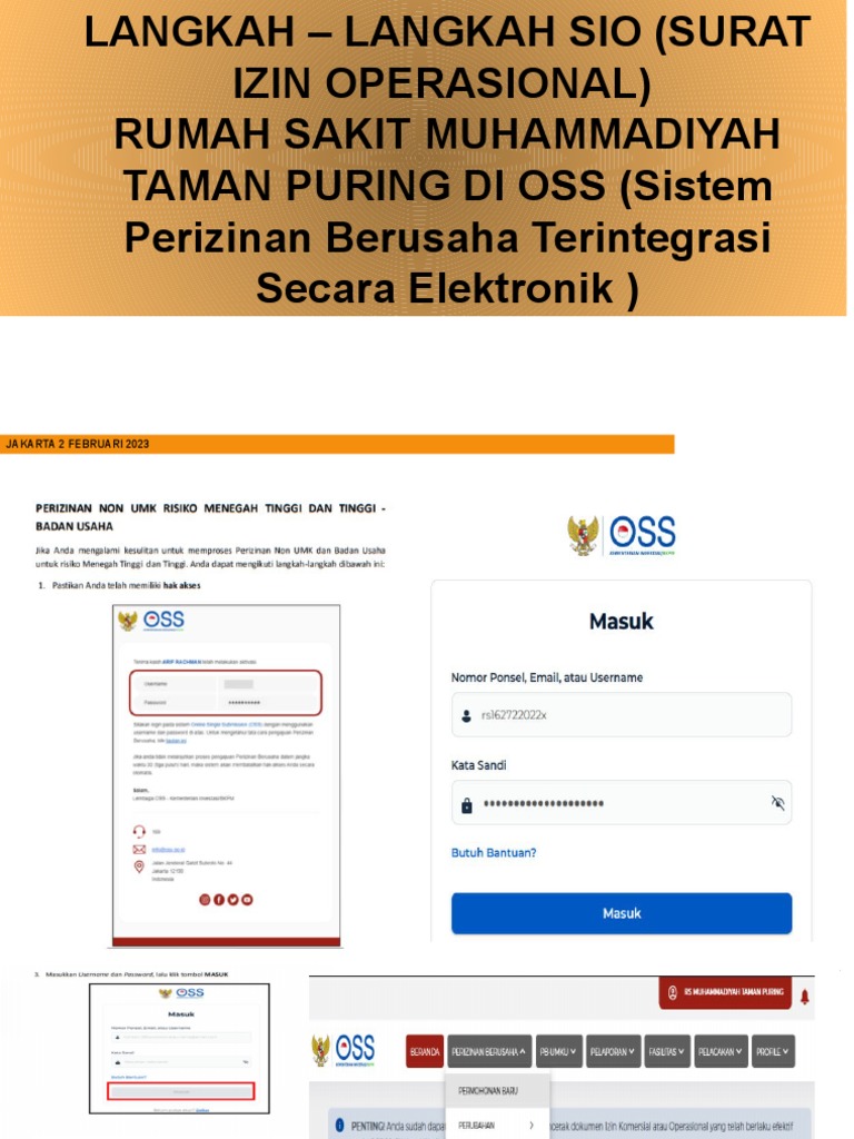 Step-Step Sio RSMTP Di Oss | PDF