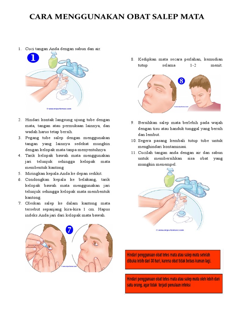 Cara Tepat Menggunakan Salep Mata | PDF
