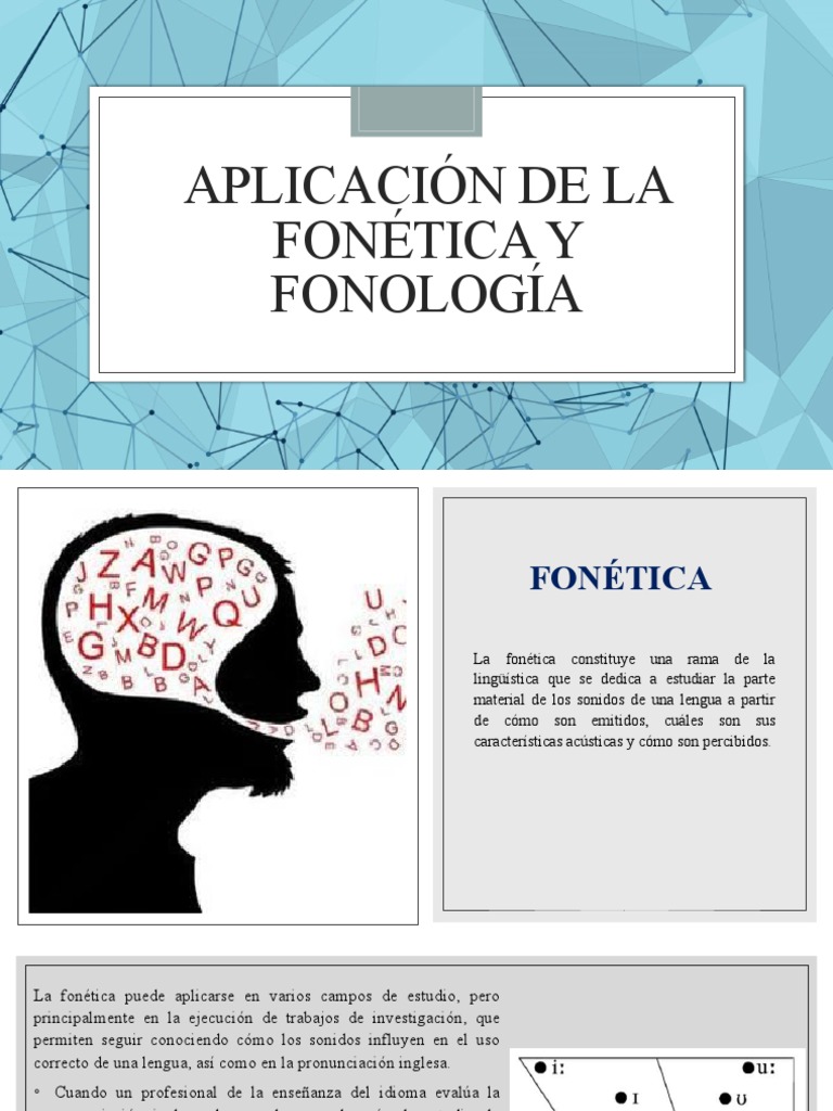 Tema 3. Aplicación de La Fonética y Fonología | PDF