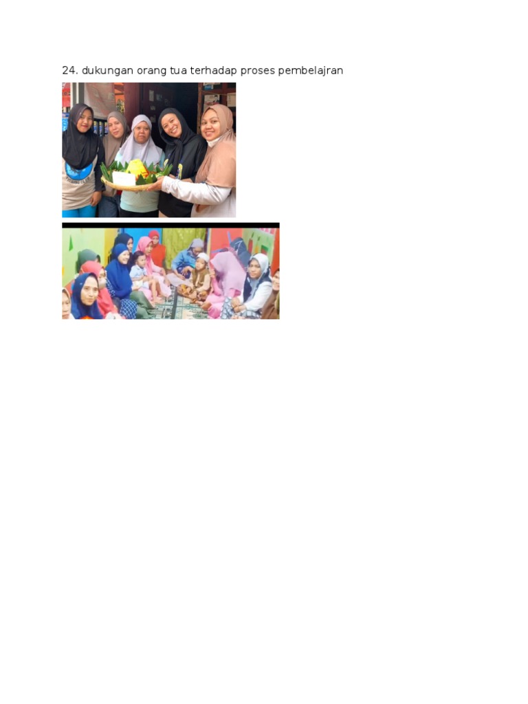 Dukungan Orang Tua Terhadap Proses Pembelajran (PDF - Io) | PDF