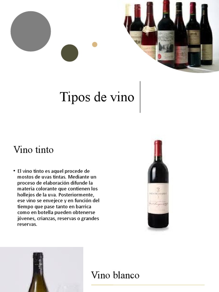 Tipos de Vino | PDF
