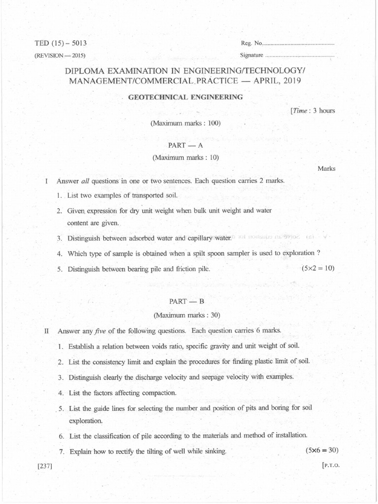 GT Question Paper Ktu | PDF