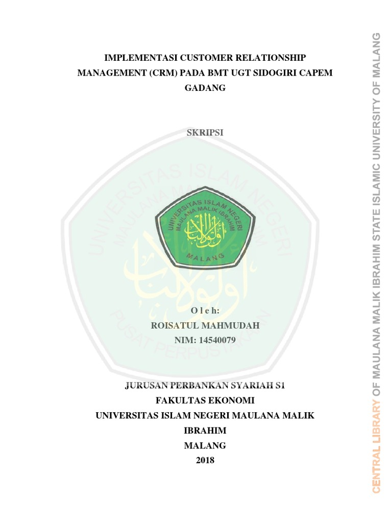 CRM PDF | PDF | Karier & Perkembangan | Pengelolaan Keuangan & Uang
