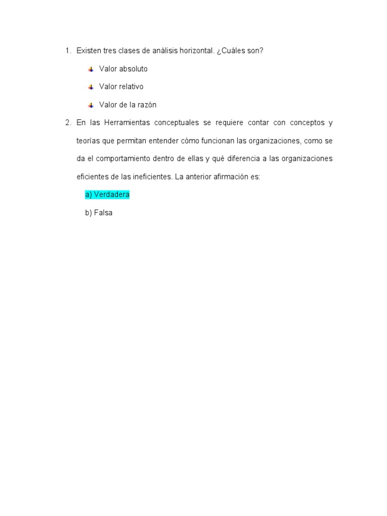 QUIZ en Clase 3 Corte | PDF