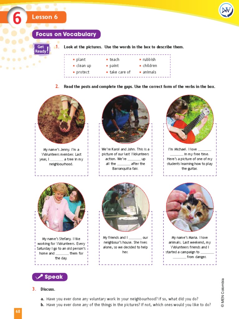 Lesson 6: Focus On Vocabulary | PDF | Language Mechanics | Cognitive Science
