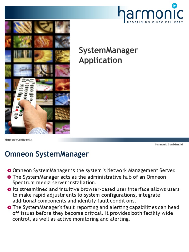 Omneon SystemManager | PDF | Microsoft Windows | Internet Explorer