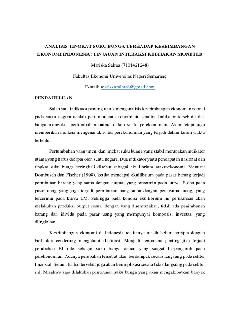 Makalah Mariska Salma - Tugas Mikro Ekonomi | PDF Makalah Mariska Salma - Tugas Mikro Ekonomi | PDF