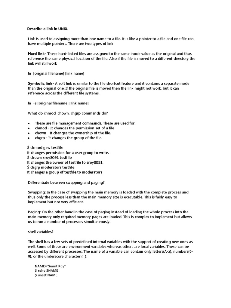 Unix | Download Free PDF | File System | Computer File