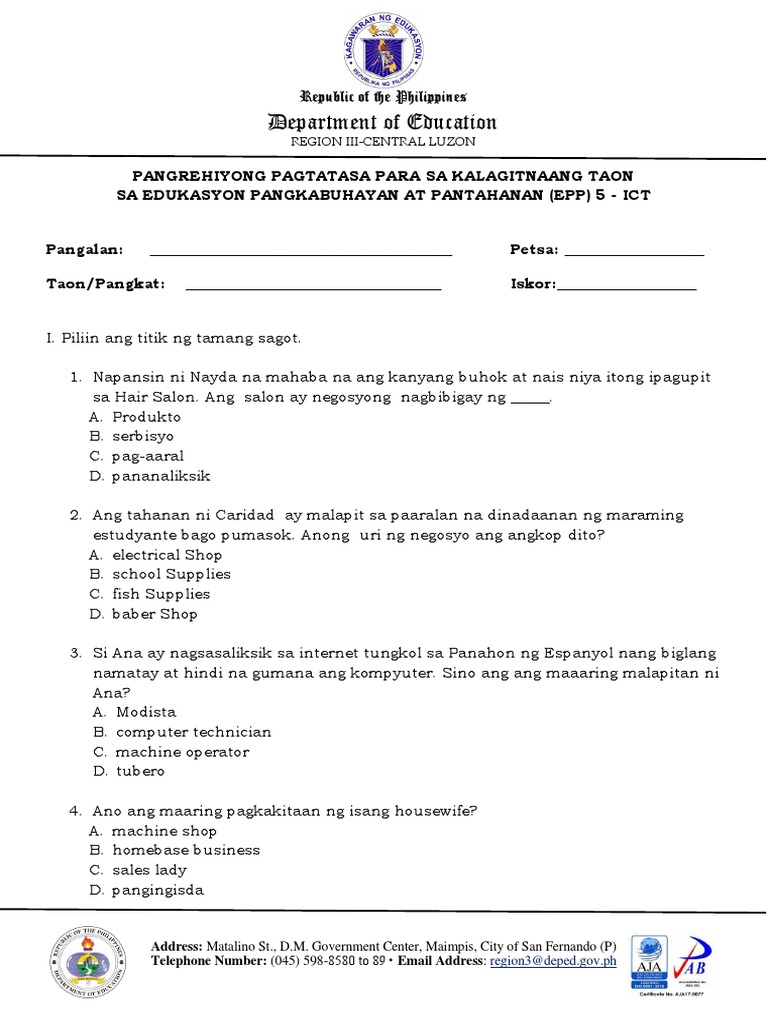 Ict 5 | PDF