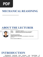 Mechanical Aptitude Test | PDF