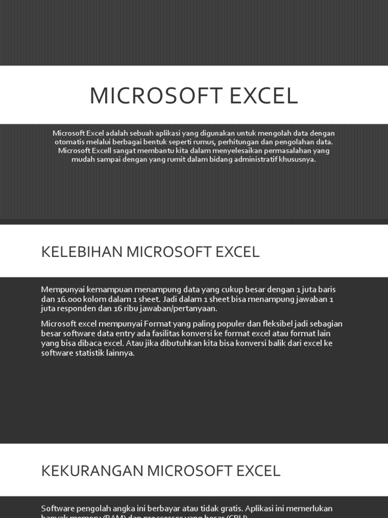 Microsoft Excel | PDF