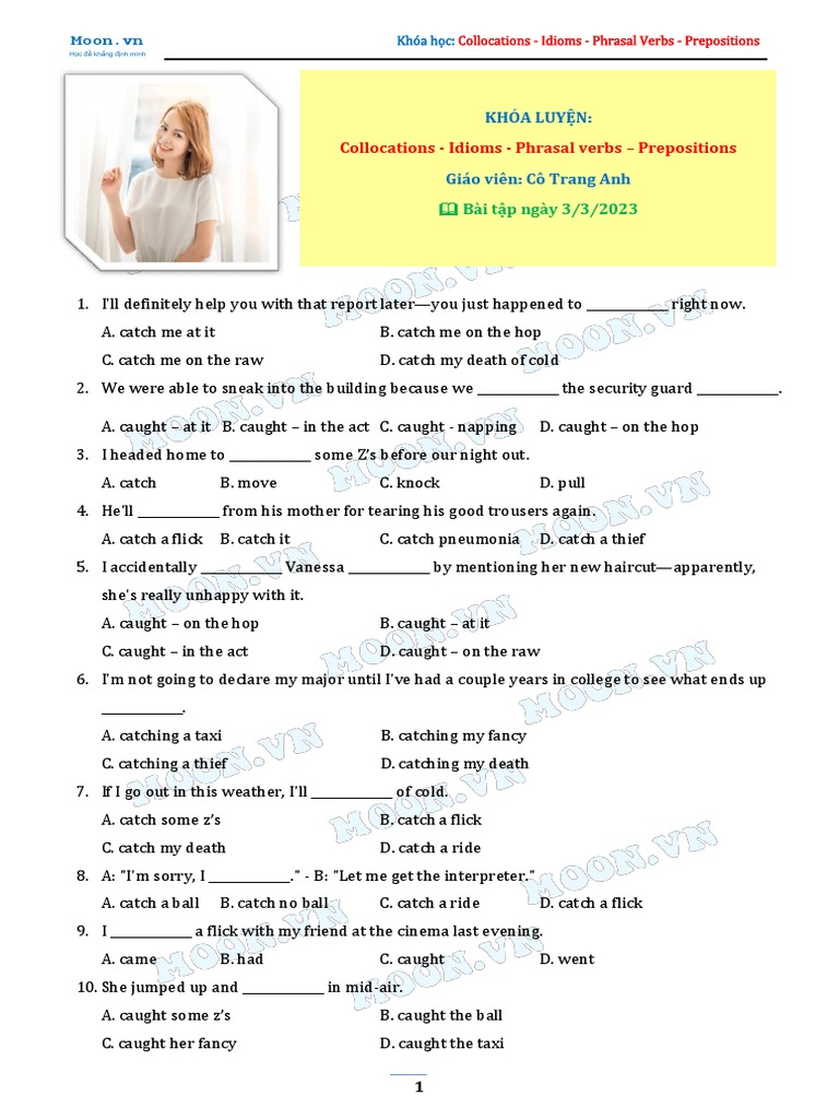 Mastering English Collocations, Idioms, Phrasal Verbs and Prepositions Through Practice ...