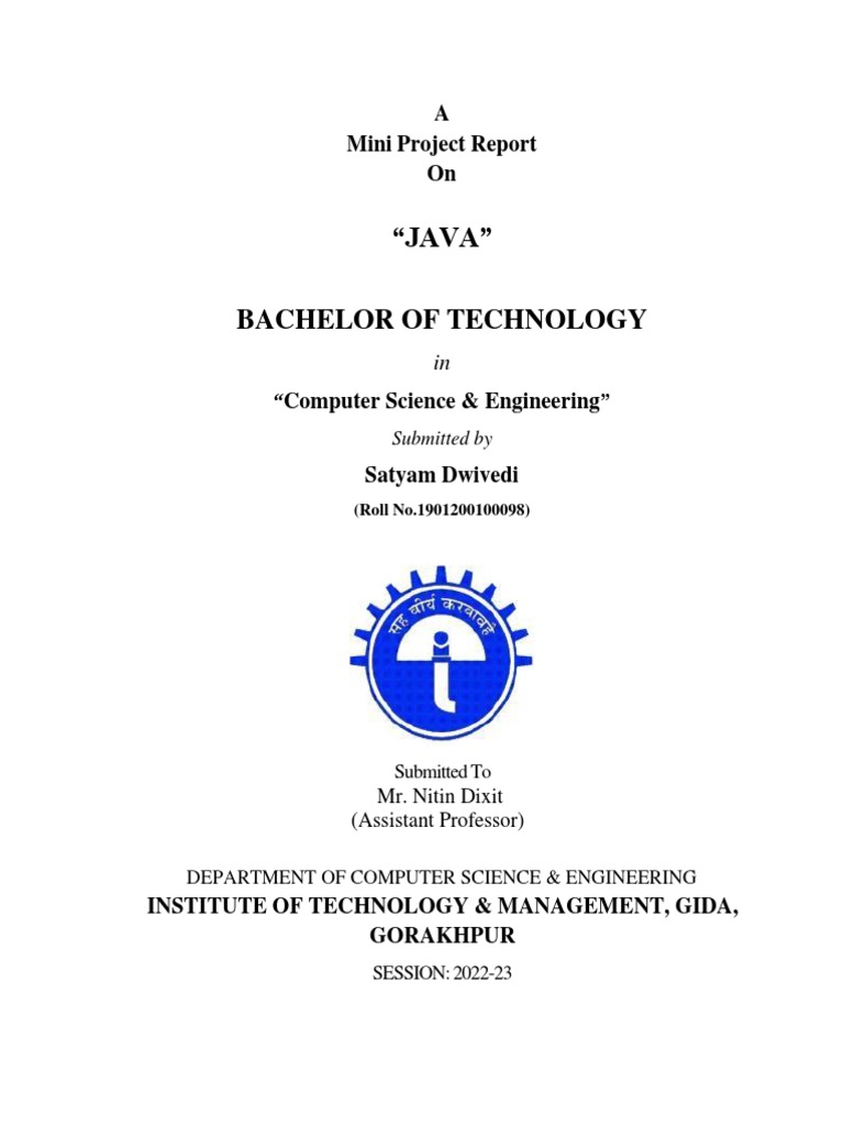 Satyam Report Java Descargar Gratis Pdf Inheritance Object Oriented Programming