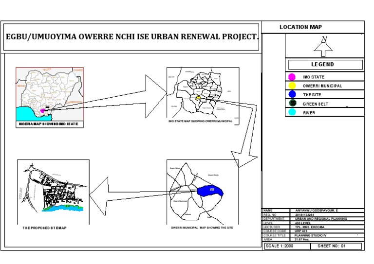 Owerri Municipal Location Map | PDF