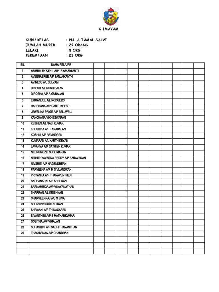 Name List 6 Imayam | PDF