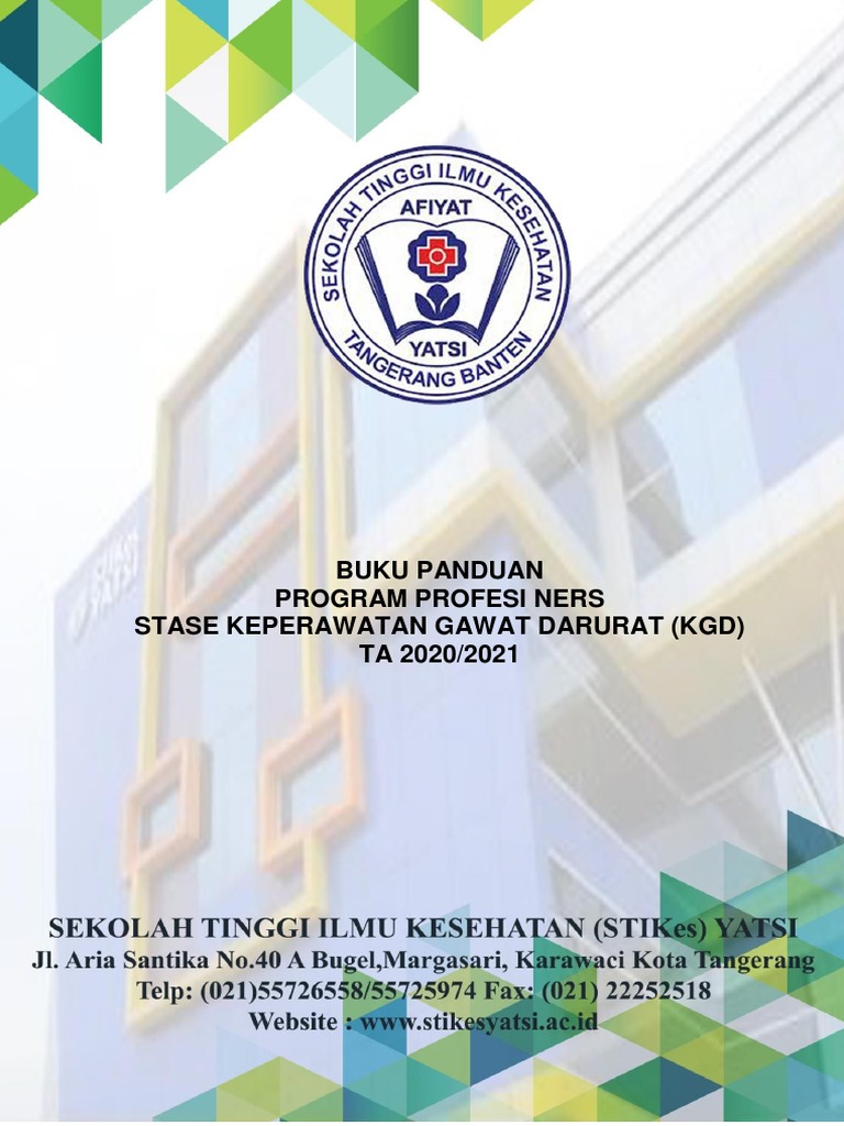 Panduan Ners Stase KGD 2021 PDF | PDF