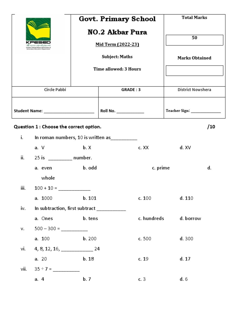 Maths - 3 Final | PDF | Mathematics