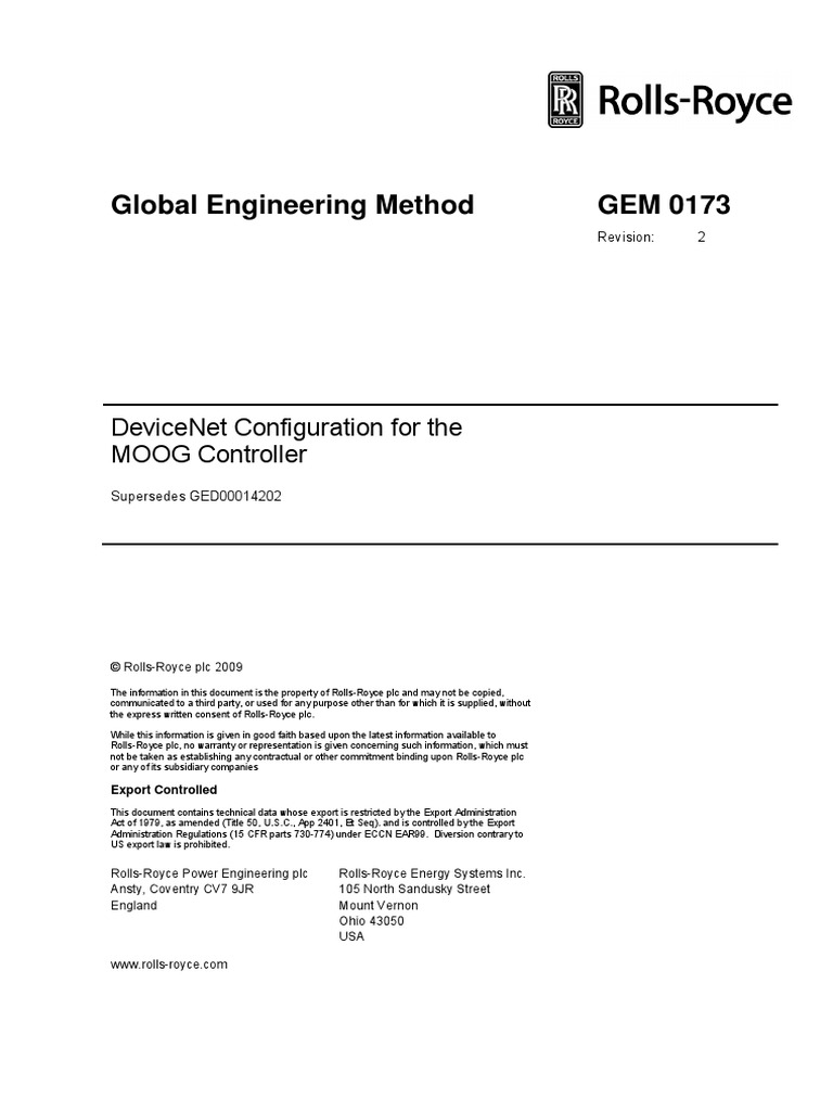 GEM0173 DeviceNet - Configuration - For - The - Moog - DS2000XP - EMV ...