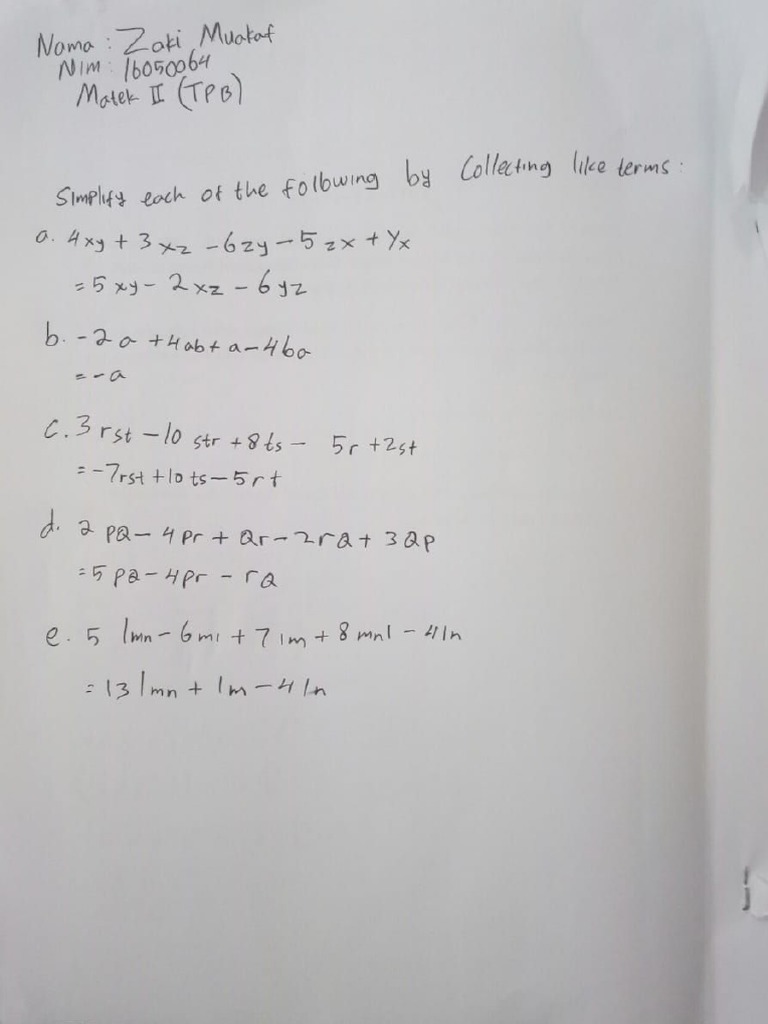 Tugas 1 Matek 2 | PDF